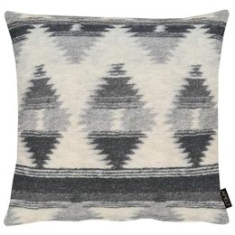 Apelt Dekokissen &raquo;Sierra&laquo; grau Obermaterial: 65% Wolle, 35% Polyester B/L: 49cm x 49cm, 1 Stk.