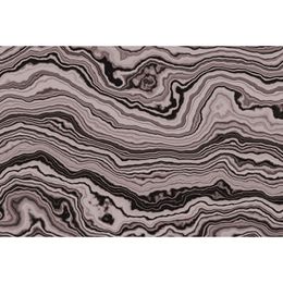 Livingwalls living walls Fototapete &raquo;Walls by Patel Onyx 3&laquo; glatt Vlies, Wand, Schr&auml;ge rosa Vlies B/L: 4m x 2,7m