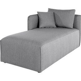 OTTO home Ottomane &raquo;N&ouml;re&laquo; Modul - zum Zusammenstellen; in vielen Bezugsqualit&auml;ten und Farben grau Samtoptik (100% Polyester);Struktur (100% 