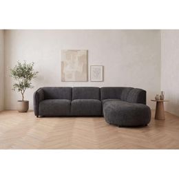 Home Affaire Ecksofa &raquo;OSTRUP Rundsofa, L-Form, Naturt&ouml;ne, Boucle oder Chenille&laquo; Breite 273 cm, organische Form mit sanften Rundungen 100% Polyester B/