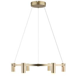 Globo LIGHTING H&auml;ngeleuchte &raquo;CASTELA&laquo; LED-Modul 1 Stk. LED H&auml;ngeleuchte f&uuml;r Esszimmer, Memoryfunktion gold 1, &Oslash; 62cm H: 120cm, 1 Stk.