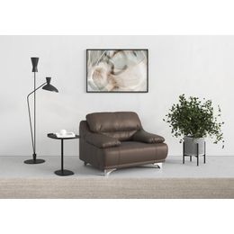 COTTA Sessel &raquo;Maranello&laquo; 1 Stk. tlg. braun Kunstleder SOFTLUX , B/H/T: 118cm x 86cm x 93cm