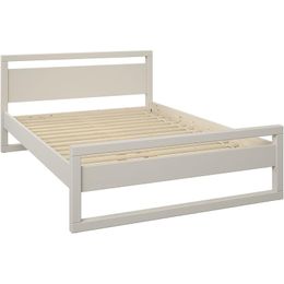 OTTO home Massivholzbett &raquo;Wellow, Kaschmir-Beige-Beige, Kiefer, inklusive Lattenrost&laquo; nordisch-modern, bis 180 kg belastbar, FSC & Made in Europe 