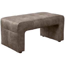 exxpo - sofa fashion Hockerbank &raquo;Barista Hockerbank mit hoher Bodenfreiheit&laquo; Sitz gepolstert,Breite ca.100 cm B/H/T: 104cm x 51cm x 55cm, Luxus-