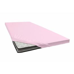 Janine Spannbettlaken &raquo;TOPPER 5001&laquo; mit Rundumgummizug rosa Jersey-Elasthan, Obermaterial: 95% Baumwolle, 5% Elasthan 1 Stk., Jersey-Elasthan, 180x200 