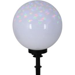 N&auml;ve n&auml;ve Kugelleuchte &raquo;Ball&laquo; E27 1 Stk. Kunststoff, wei&szlig;/opal, D: 40cm, Spie&szlig; schwarz, exkl. 1 x E27 max. 40W wei&szlig; 1, &Oslash; 40cm H: 71cm, 1 Stk.