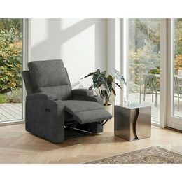 OTTO home Relaxsessel &raquo;NAPORI Struktur, Kinosessel, Multimedia-Sessel&laquo; TV-Sessel mit manueller u elektrischer Relaxfunktion u. Getr&auml;nkehalter 100% 