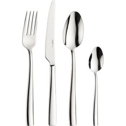 Pinti Inox PINTINOX Besteck-Set &raquo;VILLA&laquo; in moderner und zeitloser Formgebung silber Edelstahl 18/10 16 Stk.