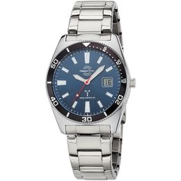 MASTER TIME Herren MASTER TIME Funkuhr &raquo;Super Power Sporty&laquo; Armbanduhr, Quarzuhr, Herrenuhr, Datum, Leuchtzeiger silber Einheitsgr&ouml;&szlig;e