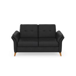 Sit & More sit&more 2-Sitzer &raquo;G&ouml;teborg&laquo; inklusive Sitztiefenverstellung und Federkern grau B/H/T: 171cm x 90cm x 102cm, Luxus-Microfaser Florence, Inklusive 