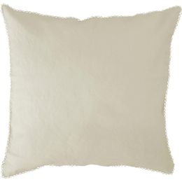 Fleuresse Kissenbezug &raquo;Provence&laquo; Leinen, Premium Qualit&auml;t, k&uuml;hlende Stoff beige Leinen, Obermaterial: 50% Baumwolle, 50% Leinen B/L: 40cm x 40cm, 2 