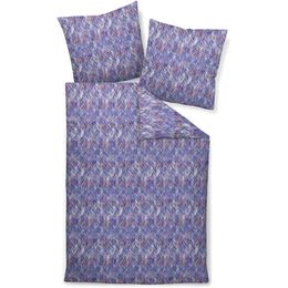 Janine Bettw&auml;sche &raquo;Mako-Satin98121 07&laquo; mit Reissverschluss bunt Mako-Satin, Obermaterial: 100% Baumwolle B/L: 155cm x 220cm, 1 Stk., 1 Stk., Mako-Satin, B/L: