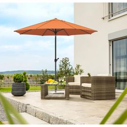 Schneider Schirme Sonnenschirm &raquo;Adria&laquo; abknickbar, ohne Schirmst&auml;nder orange Obermaterial: 100% Polyester Einheitsgr&ouml;&szlig;e