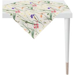 Apelt Tischdecke &raquo;6720&laquo; beige Baumwolle, Polyester B/L: 100cm x 100cm, rechteckig