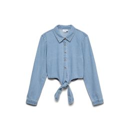 V&eacute;ro Moda Vero Moda Bluse 'VMMelaney' Damen Gr&ouml;&szlig;e M blau
