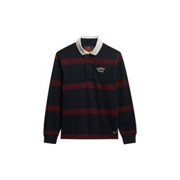 Superdry & Co Shirt male size M marine blue / Dark red / White