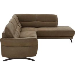 Home Affaire Ecksofa &raquo;Novalis, Herz-Waage-Funktion & klappbarer Armlehne&laquo; Ergonomischer TTFK-Komfort, saugroboter-freundlich, frei stellbar 100% 