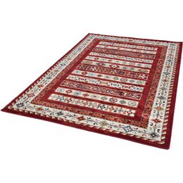 Gino Falcone Teppich &raquo;FASA 22004&laquo; rechteckig 14 mm H&ouml;he Orient-Optik, besonders weich, ideal im Wohnzimmer & Schlafzimmer rot Polyester B : 90cm 1 Stk., 14mm, L: 