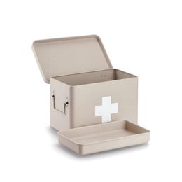zeller Aufbewahrungsbox &raquo;Medizinbox&laquo; Metall beige Metall 1 Stk., B/H/T: 32cm x 21cm x 20cm
