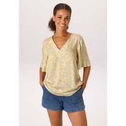 Aniston Casual Damen Aniston CASUAL Schlupfbluse gelb 38