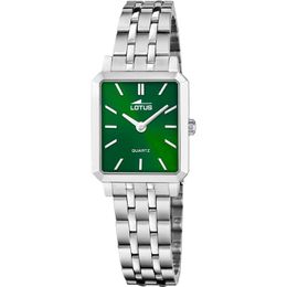 Lotus Damen Quarzuhr &raquo;2Gether&laquo; Armbanduhr, Damenuhr, Edelstahlarmband, Ideal auch als Geschenk gr&uuml;n Einheitsgr&ouml;&szlig;e