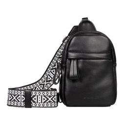 Tom Tailor Damen Tom Tailor Cityrucksack &raquo;Palina&laquo; aus weichem Lederimitat mit effektvollem Schulterriemen schwarz B/H/T: 16,5cm x 22cm x 5,5cm