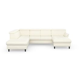 Sit & More sit&more Wohnlandschaft &raquo;Marano U-Form&laquo; inklusive Kopfteilverstellung, optional Schlaffunktion & Bettkasten beige 98% Polyester, 2% Polyamid B/H/T: 