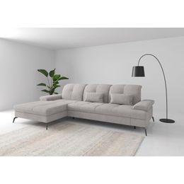 Sit & More sit&more Ecksofa &raquo;Amica, L-Form, inkl. Sitztiefenverstellung & Armteilverstellung&laquo; wahlweise mit Schlaffunktion, Bettkasten und Kopfteilverstellung 