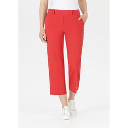 Stehmann Damen Chinohose &raquo;Fenja2-620&laquo; mit B&uuml;gelfalten rot 36, N-Gr