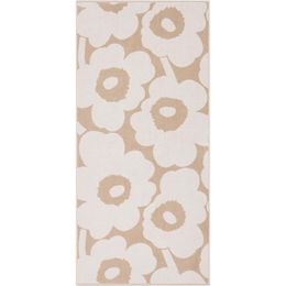 Marimekko Duschtuch &raquo;UNIKKO&laquo; 100% Baumwolle, angenehm weich, 70 x 150 cm beige Frottier, Obermaterial: 100% Baumwolle B/L: 70cmx150cm, 1 Stk., Frottier