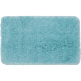 G&ouml;zze Badematte &raquo;&raquo;DELUXE&laquo;&laquo; rutschhemmend beschichtet fu&szlig;bodenheizungsgeeignet mit extra hohem Flor gr&uuml;n Polyester rechteckig (70cm x 120cm ), 1 Stk.