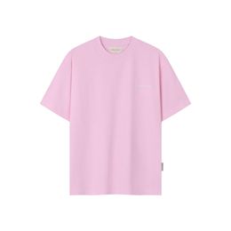 Another Cotton Lab T-Shirt 'Post Pilates' Damen Gr&ouml;&szlig;e L rosa / wei&szlig;
