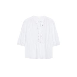 s.Oliver Bluse Damen Gr&ouml;&szlig;e L braun / hellgelb / wei&szlig;