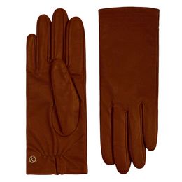 Kessler Fingerhandschuhe 'Chelsea' Damen Gr&ouml;&szlig;e S/M rostbraun
