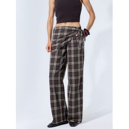 Hiccup Pants female size 34 Black / White
