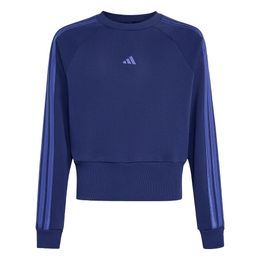 adidas Sportswear Sweatshirt 'SATIN' M&auml;dchen Gr&ouml;&szlig;e 152 royalblau / dunkelblau