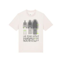 Watapparel T-Shirt 'Be The Best' Herren Gr&ouml;&szlig;e M dunkelgelb / limette / wei&szlig;