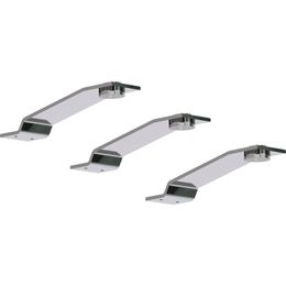 Musterring Aufbauleuchte &raquo;Imola W&laquo; 3 Stk. in drei Set-Varianten grau H: 3cm, 3 Stk.