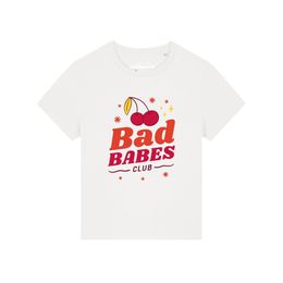 Watapparel Shirt 'Bad babes club' female size XL Red / White