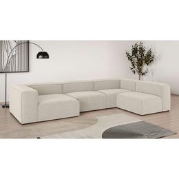 OTTO home Wohnlandschaft &raquo;HAILY U-Form mit Ottomane links/rechts, Ma&szlig;e B/T/H: 360/200/72 cm&laquo; als Modul oder separat verwendbar, f&uuml;r individuelle 