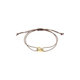 Elli Armband Damen Gr&ouml;&szlig;e 16 braun / gold