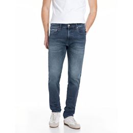 Replay Herren Straight-Jeans &raquo;GROVER&laquo; in vielen verschiedenen Waschungen, mit Stretch blau 34, L&auml;nge 32