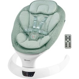 BABYGO Babywippe &raquo;Swing&laquo; bis 9 kg mit Fernbedienung, Musik, Schaukelfunktion gr&uuml;n Einheitsgr&ouml;&szlig;e Babywippe
