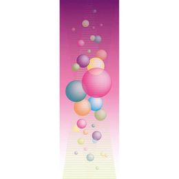 ARCHITECTS PAPER Fototapete &raquo;Spherical&laquo; Grafik Tapete Kreise Bunt Pink Panel 1,00m x 1,80m bunt Vlies B/L: 1m x 2,8m