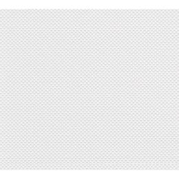A.S. Cr&eacute;ation Strukturtapete &raquo;Black and White&laquo; einfarbig uni unifarben strukturiert Tapete einfarbig Tapeten Wohnzimmer Schlafzimmer K&uuml;che Flur Design wei&szlig; Papier, 