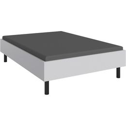 wimex Bett &raquo;Easy, gro&szlig;e Auswahl an Gr&ouml;&szlig;en und Farben, auch in Komforth&ouml;he&laquo; Made in Germany, ohne Kopfteil, ideal unter Dachschr&auml;gen oder Fenster wei&szlig; 