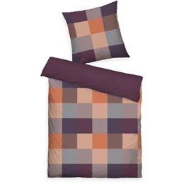 Tom Tailor HOME Wendebettw&auml;sche &raquo;BOLD MOSAIC in Gr. 135x200cm, 155x220cm oder 200x220cm&laquo; 2 Stk. new bedroom, gewebtes Label bunt Flanell, Obermaterial