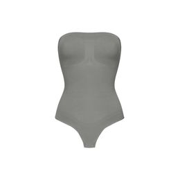 cfab Shaping Bodysuit 'Tr&auml;gerloser Bodysuit Sculpting Shapewear mit String' female size XL Graphite