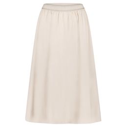 Betty & Co Midirock mit elastischem Bund Damen Gr&ouml;&szlig;e 42 creme