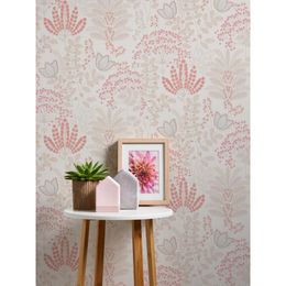 Livingwalls living walls Vliestapete &raquo;Famous Garden Blumen-Tapete Mustertapete Bl&uuml;mchen Blume&laquo; matt strukturiert Vliestapete floral f&uuml;r Schlafzimmer K&uuml;che 